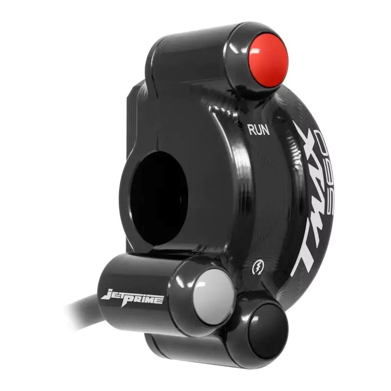 Comando Gas Jetprime con Pulsantiera Integrata con Logo per YAMAHA T ...