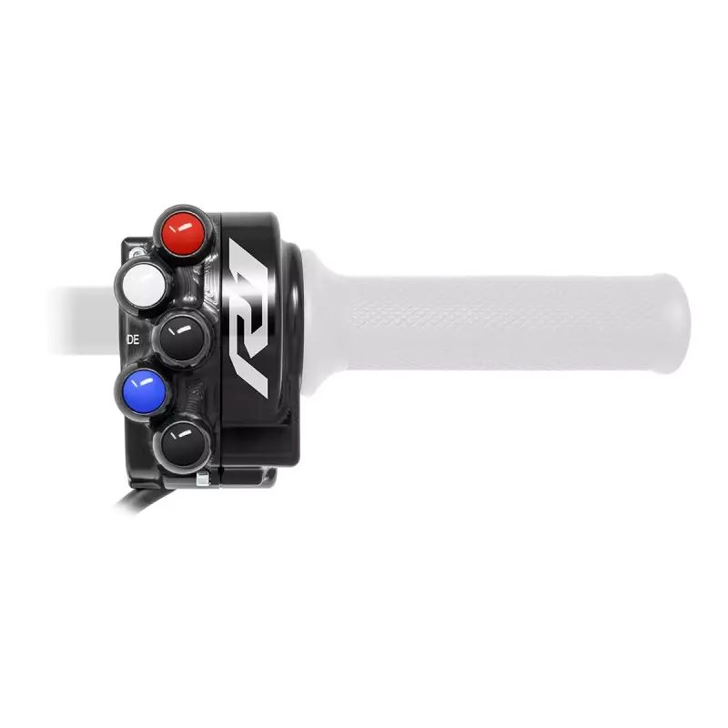 Comando Gas Jetprime con Pulsantiera Integrata Nera con Logo per YAMAHA ...