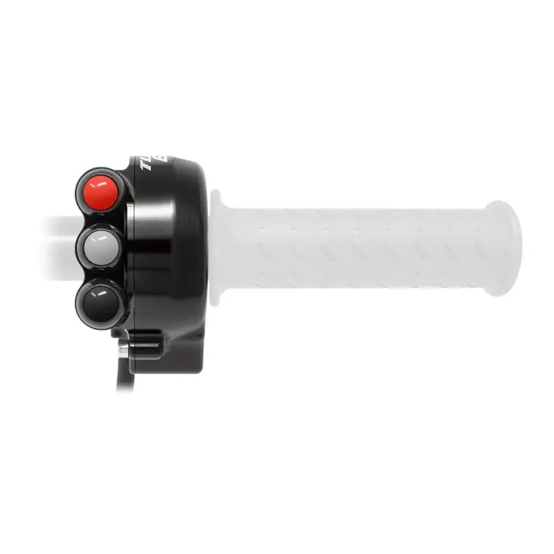 Comando Gas Jetprime con Pulsantiera Integrata Nera con Logo per ...