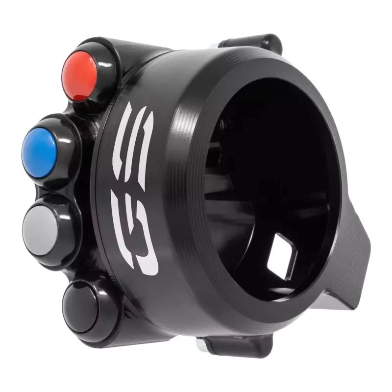 Comando gas Jetprime con pulsantiera integrata Loggata Nero per BMW R ...