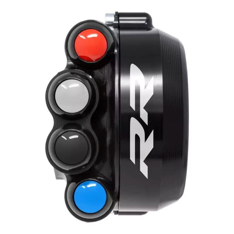 Comando Gas Jetprime con Pulsantiera Integrata Nera Racing con Logo per ...