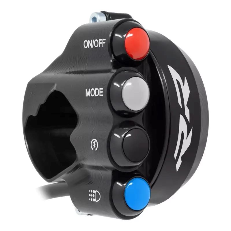 Comando Gas Jetprime con Pulsantiera Integrata Nera Racing con Logo per ...