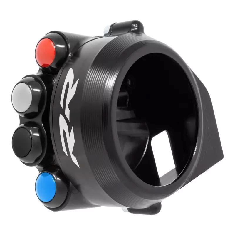 Comando Gas Jetprime con Pulsantiera Integrata Nera Racing con Logo per ...